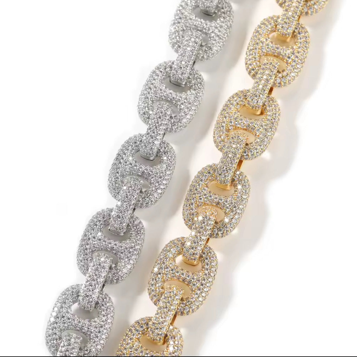 Iced Mariner Puff Chain – KK Jewelry Company